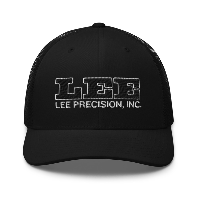 Lee Precision, Inc. - Trucker Cap with Black Logo