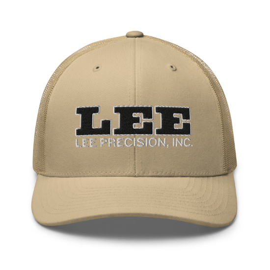 Lee Precision, Inc. - Trucker Cap with Black Logo